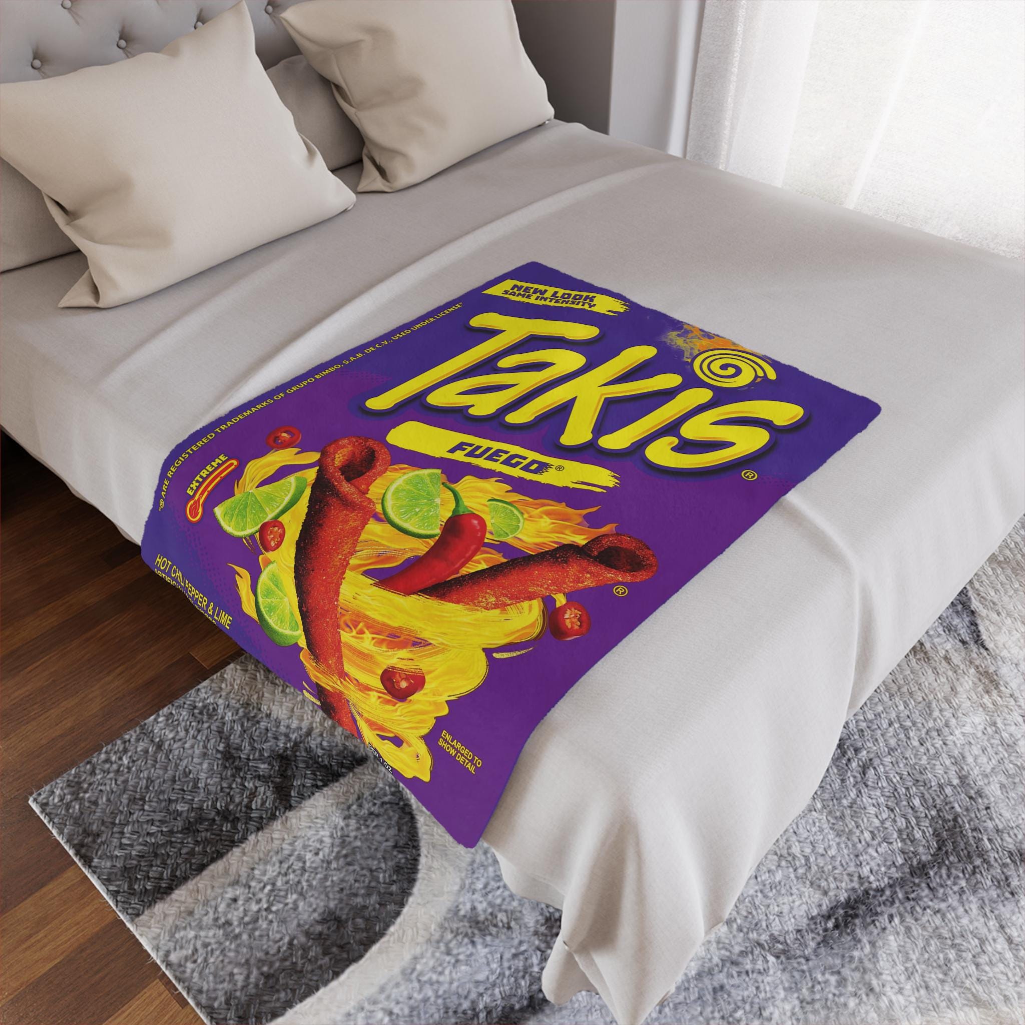 Takis Fuego Microfiber Blanket, Fun Snack Inspired Throw, Perfect Gift ...