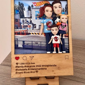 Custom 3D Instagram Pop up With Caricatures - Etsy