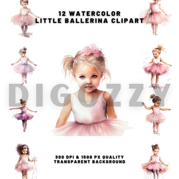Ballerina Clipart - Etsy