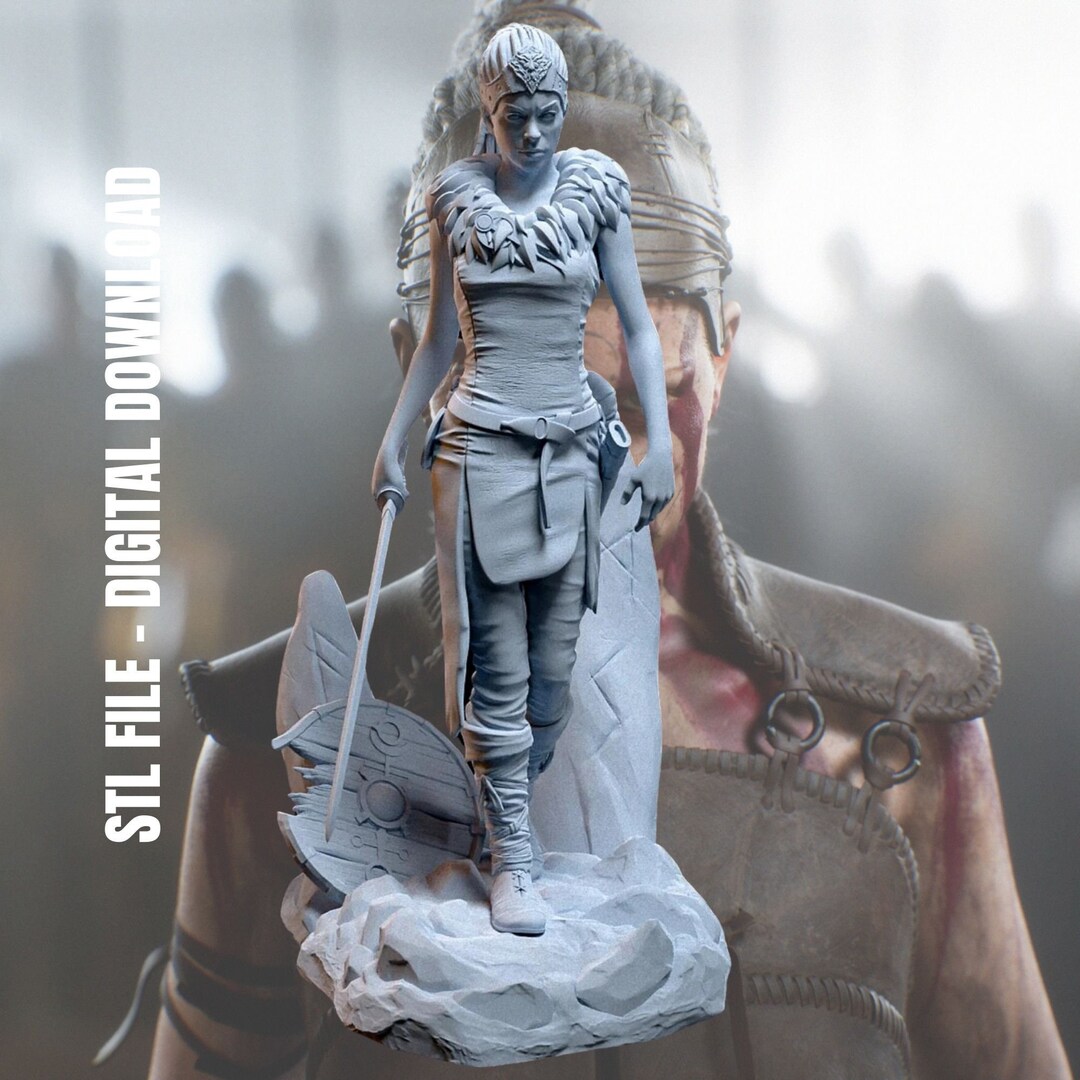 Senua Stl File, Hellblad Stl, 3d Printed Stl File, Super Hero, 3d ...