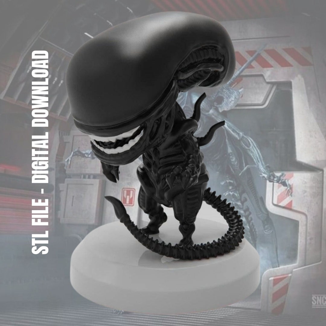Ellen Ripley Chibi Xenomorph Stl File, 3d Figurine, Stl File, 3d ...