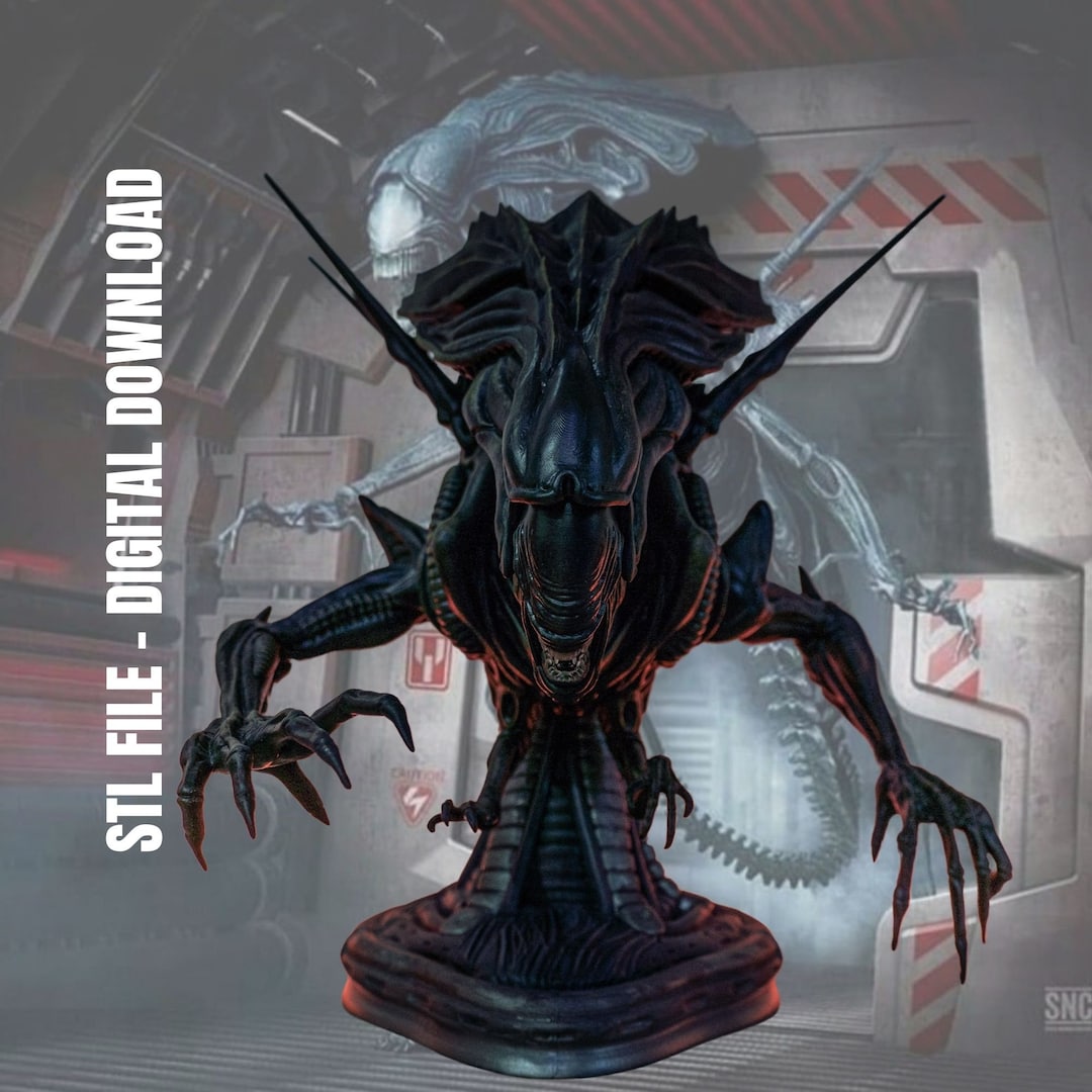 Alien Queen Stl File, Xenomorph Queen Stl File, 3d Figurine, Stl File ...