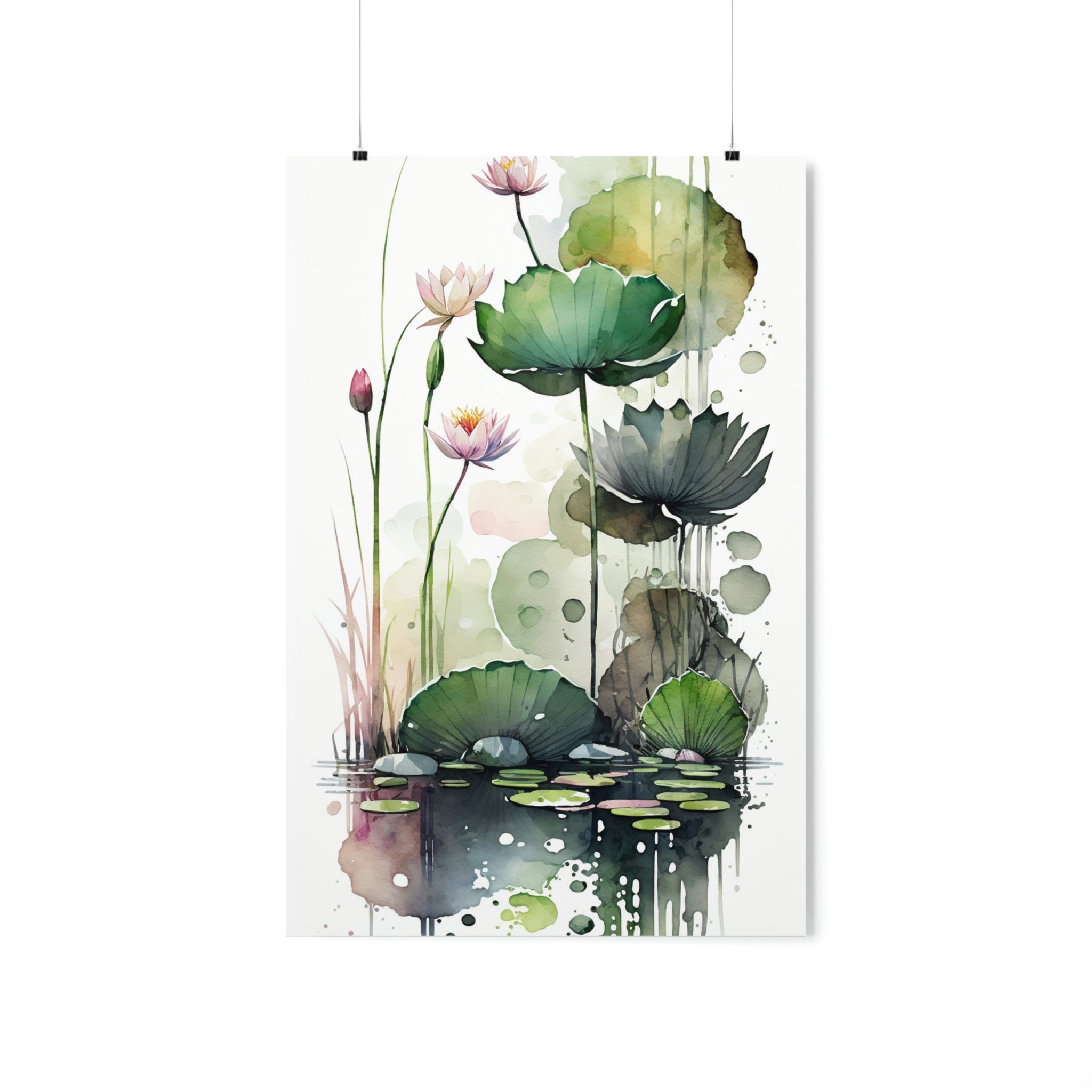 Dripping Lilies poster - Etsy