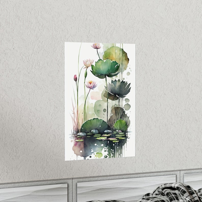 Dripping Lilies poster - Etsy