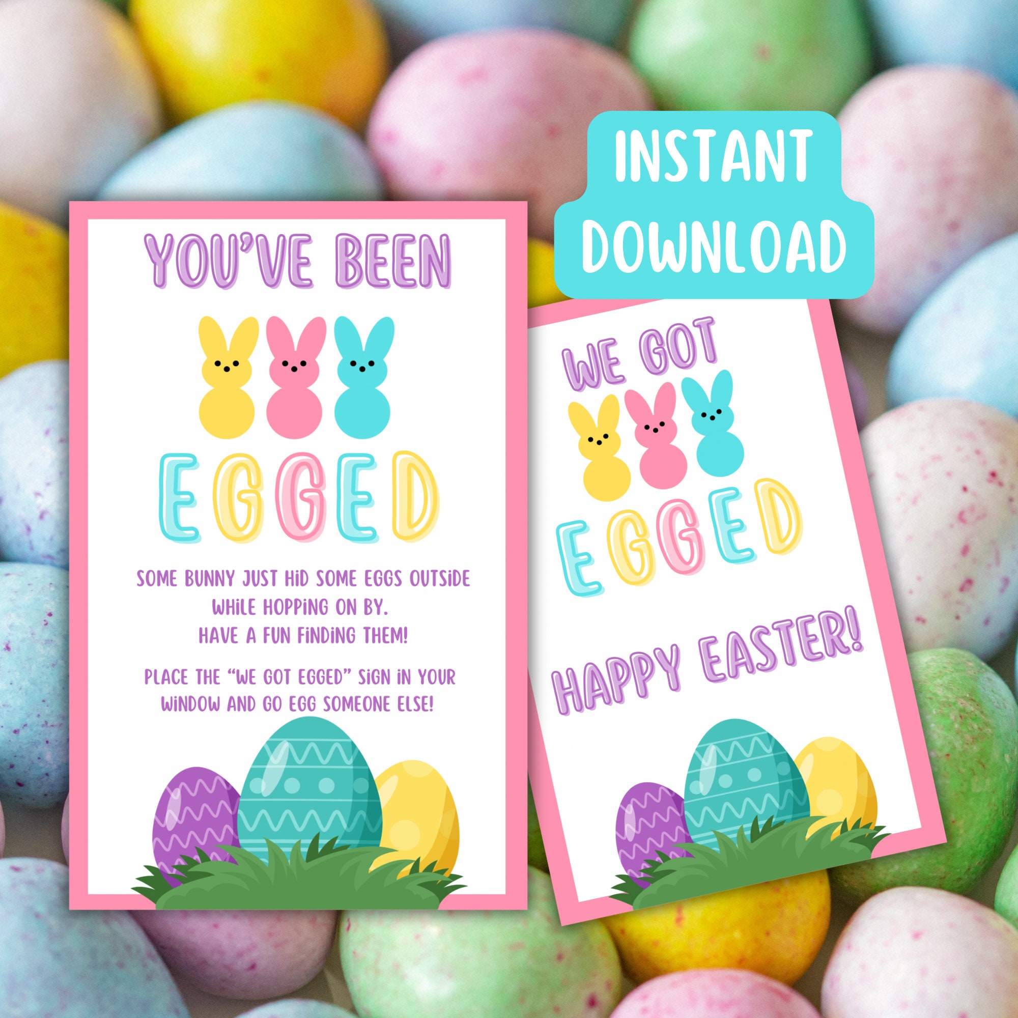 You’ve Been Egged Flyer, Easter Activities - Etsy