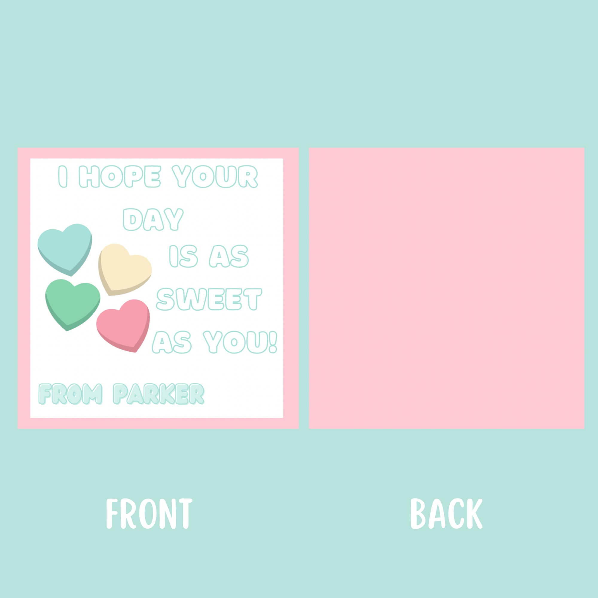 Printable Valentines Day Cards for Kids, Candy Gift Tag - Etsy