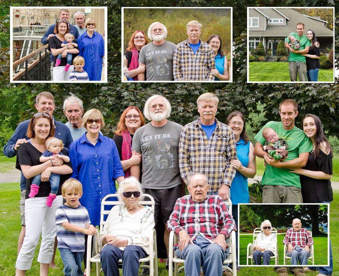 Realistic Merge of Different Photos, Family Photo Combine, Add Deceased ...