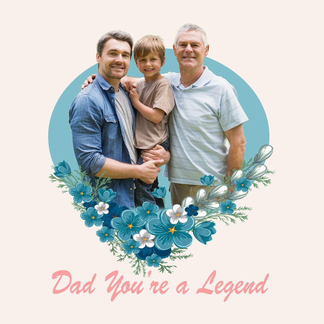 Custom Family Generations Portrait,great Keepsake for Parents,family ...