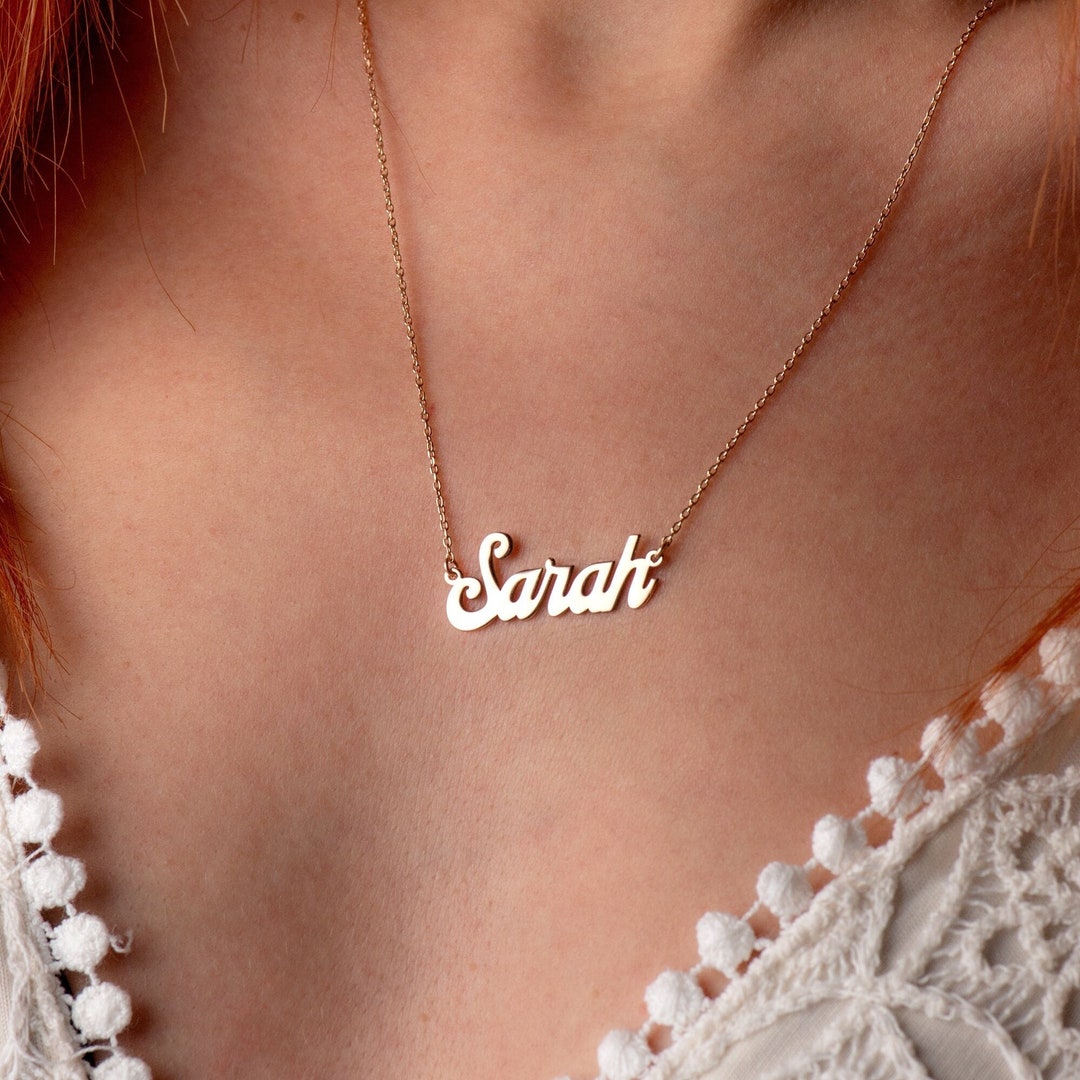 Personalized Gold Name Necklace, the Ultimate Gift for Her, Ideal for ...