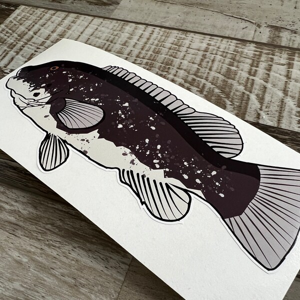 Tautog Decal - Etsy