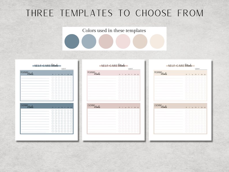Morning and Evening Ritual, Self-care Rituals, Routine Checklist, Daily ...