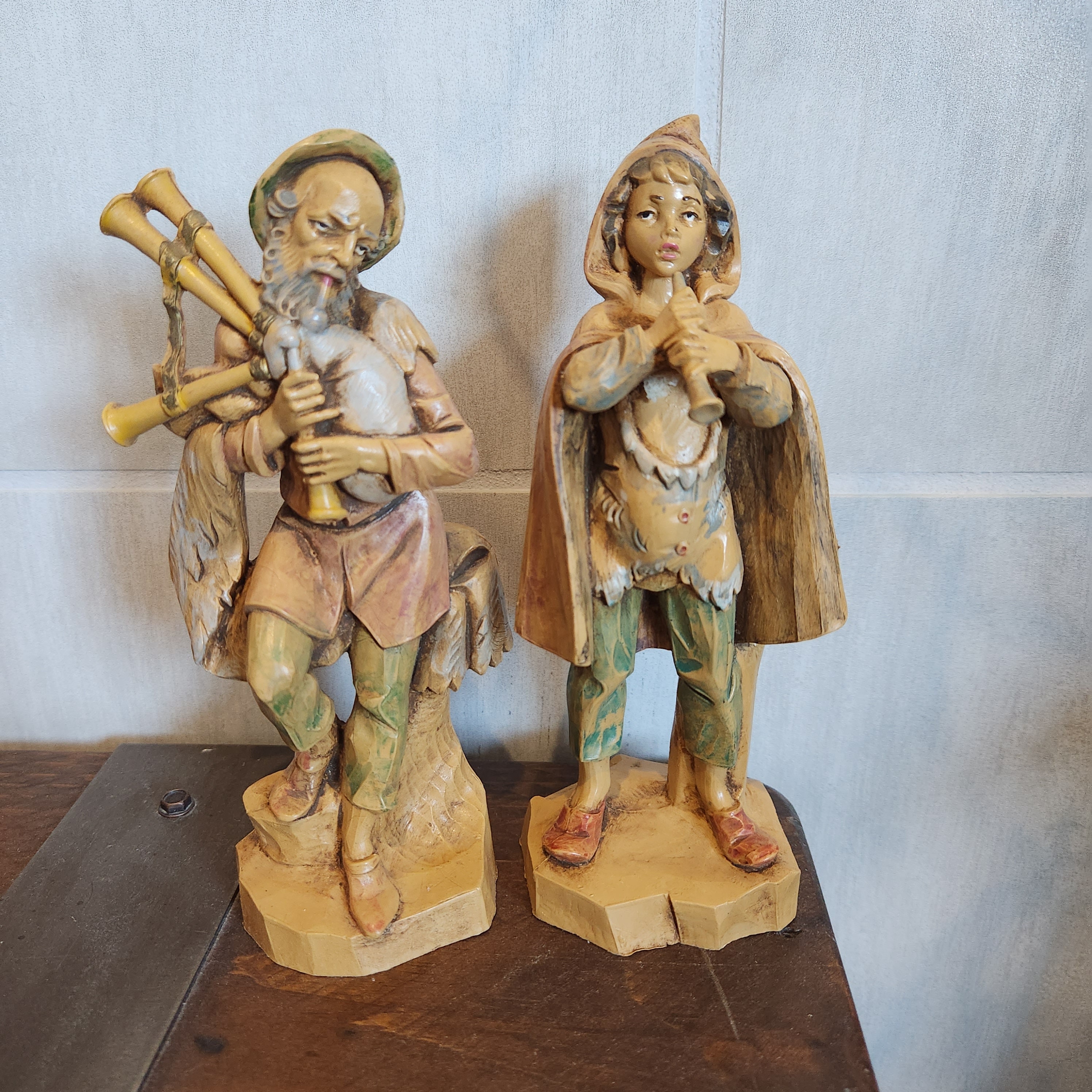 Rare Fontanini Nativity Depose Italy Spider Marked. Figures 516 ...