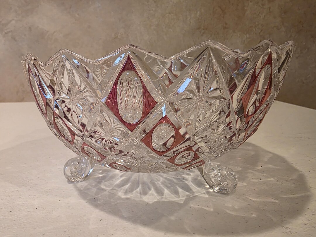 Hofbauer Collection Crystal Bowl - Etsy