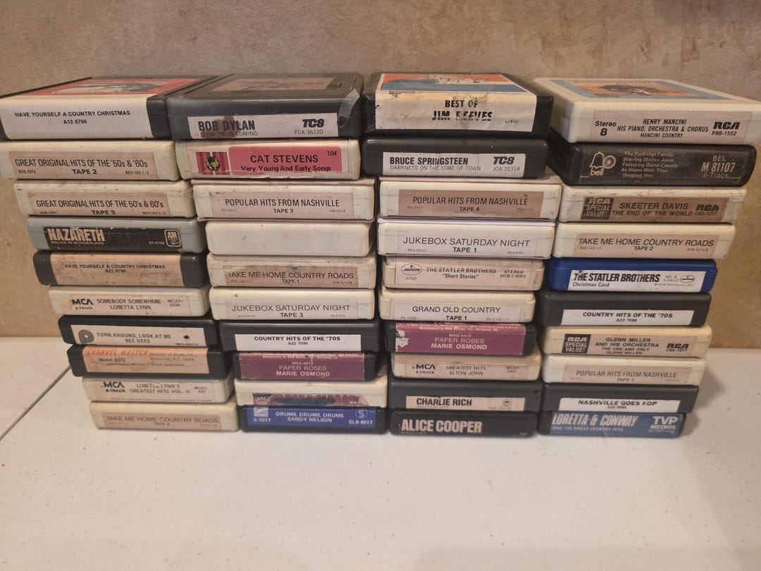 8 Track Tape Assortments - Etsy