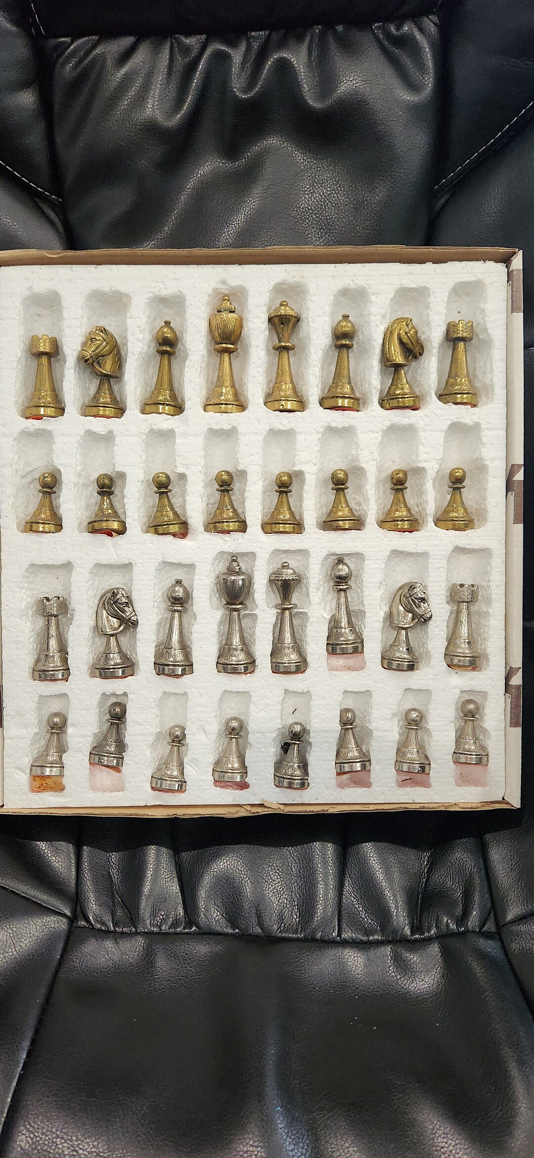 Vintage Italian Chess Set - Etsy