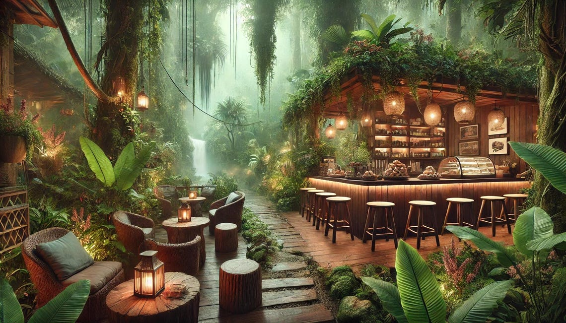 5 X Cosy Café Desktop Wallpapers - High Quality - Etsy
