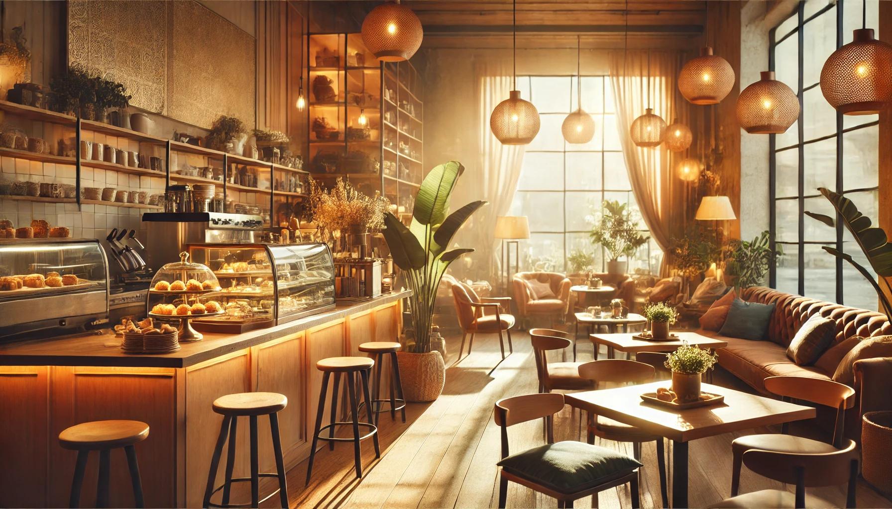 5 X Cosy Café Desktop Wallpapers - High Quality - Etsy