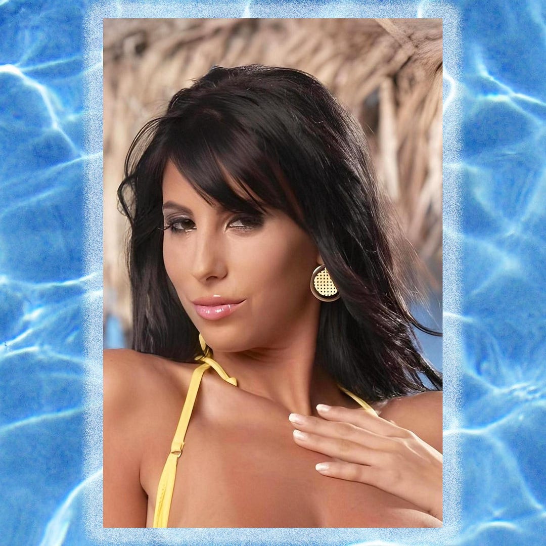 Mature Beach Brunette Model 23513 8x12 Inch 300dpi Glossy Photo With