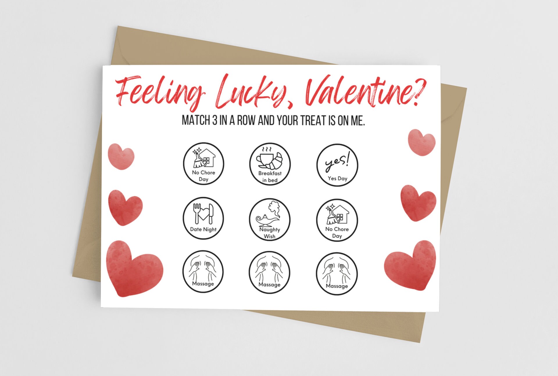 Sweet Valentine's Day Scratch off for Couples - Etsy