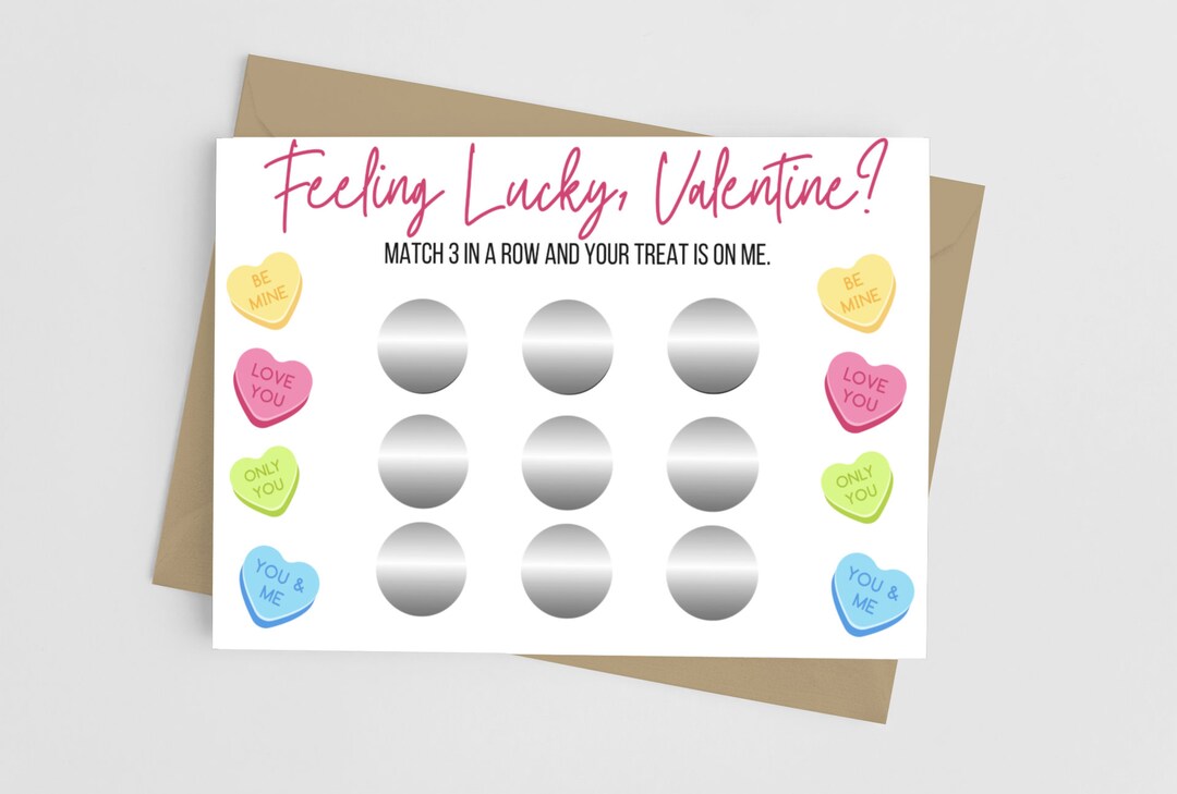 Naughty Valentine's Day Scratch off Conversation Hearts - Etsy