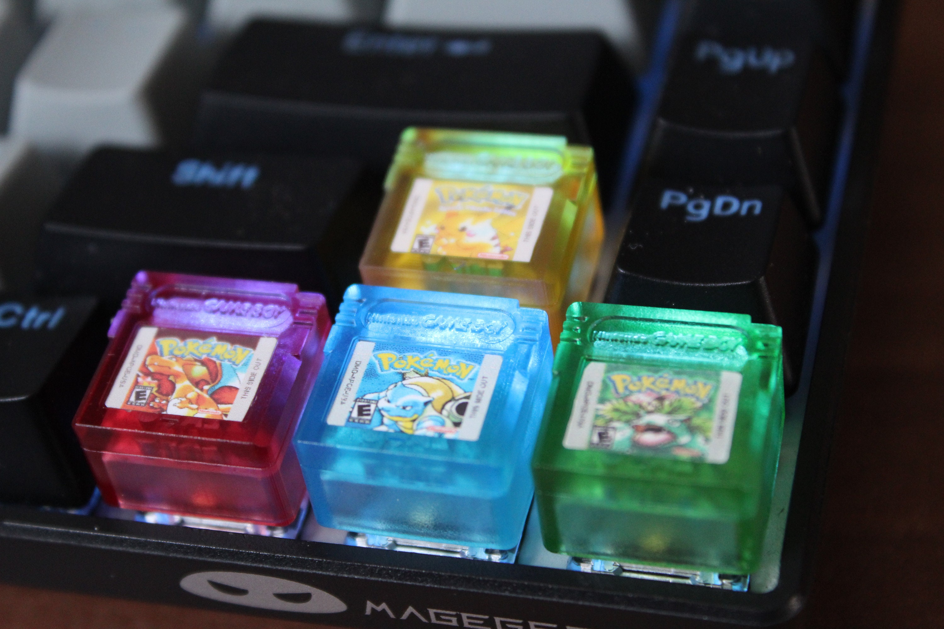 Custom Artisan Keycap RGB Pokemon Games - Etsy