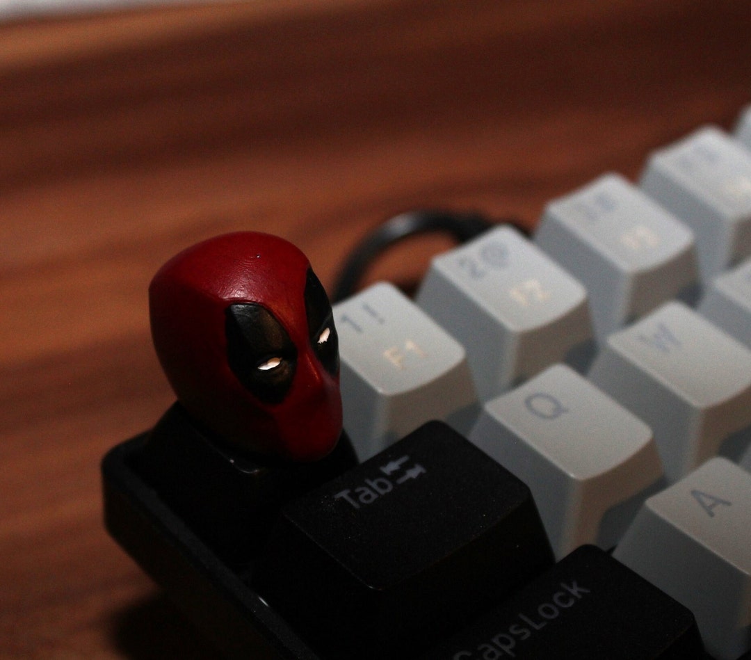 Custom Artisan Keycap Deadpool - Etsy