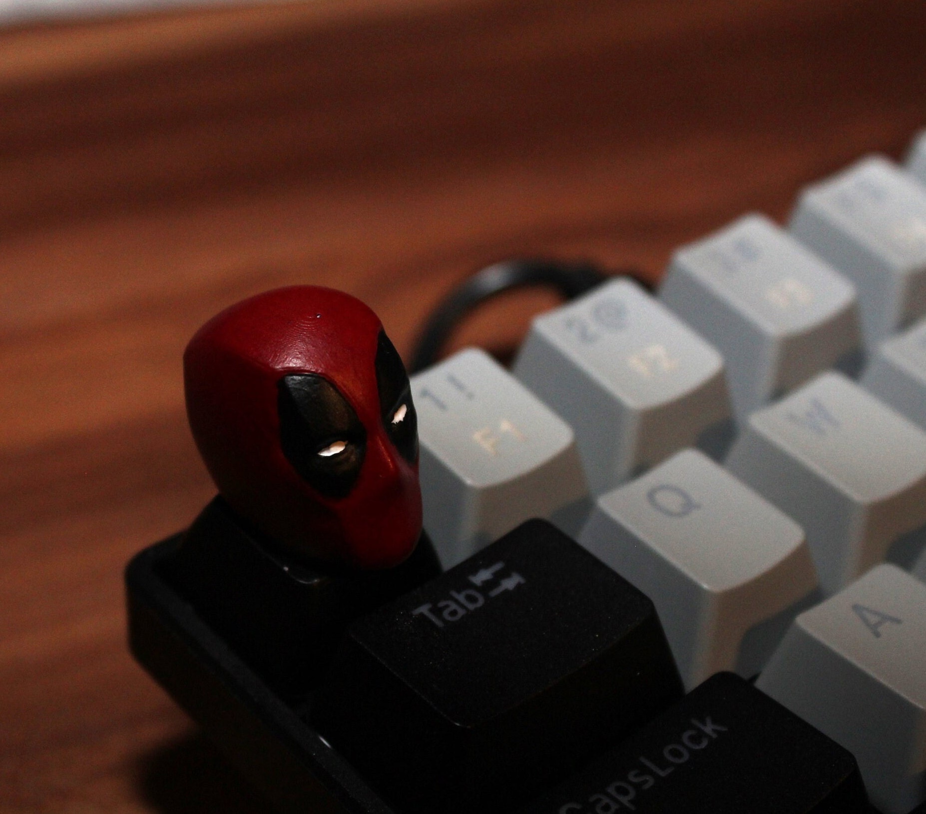 Custom Artisan Keycap Deadpool - Etsy