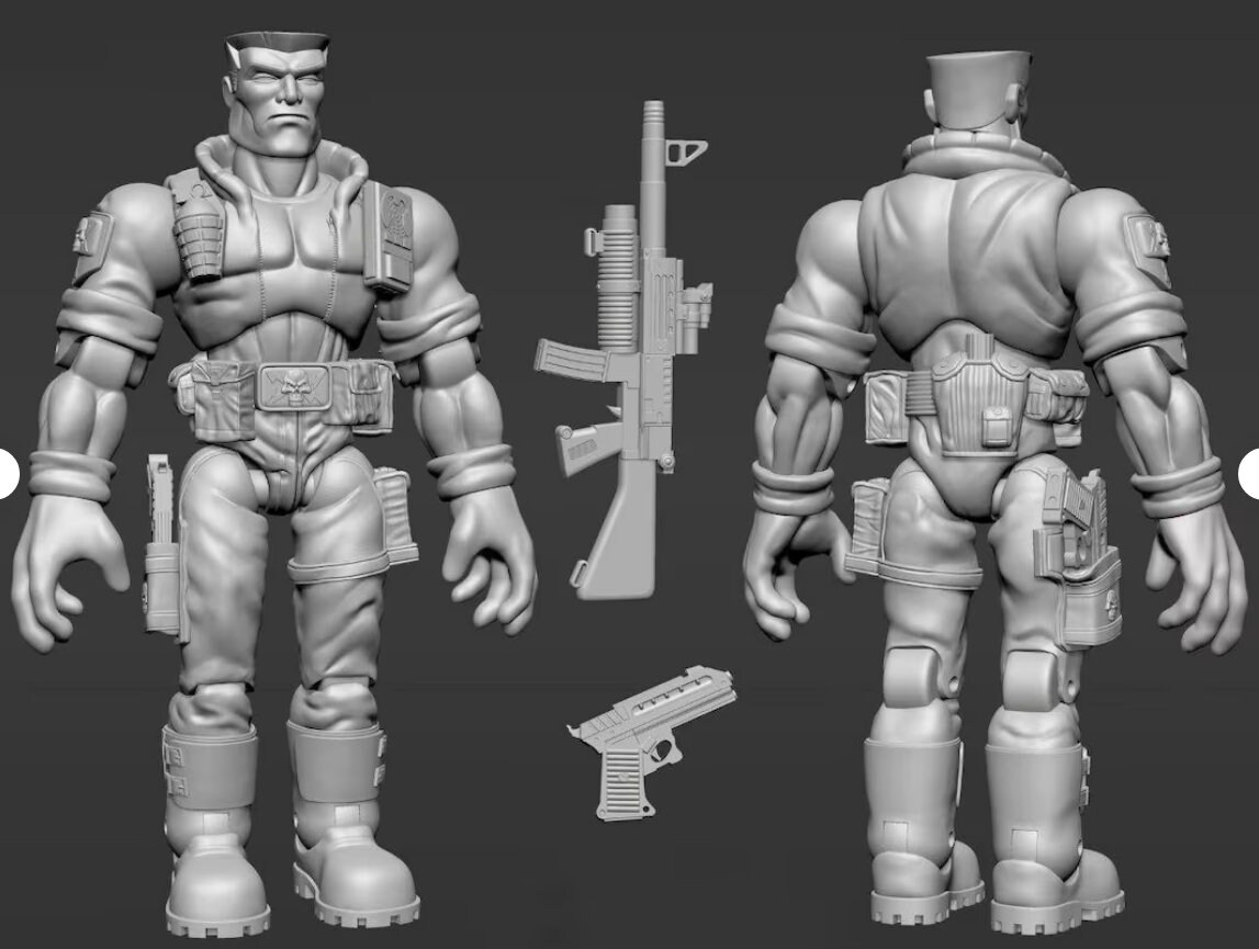 Small Soldiers Major Chip STL File Download 3D Printer - Etsy