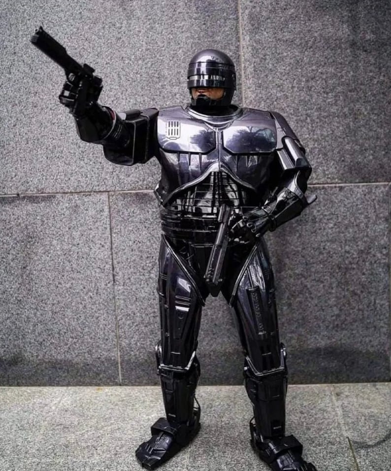 STL File Download 3D Printer Cosplay Robocop Full Armor and Weapons - Etsy
