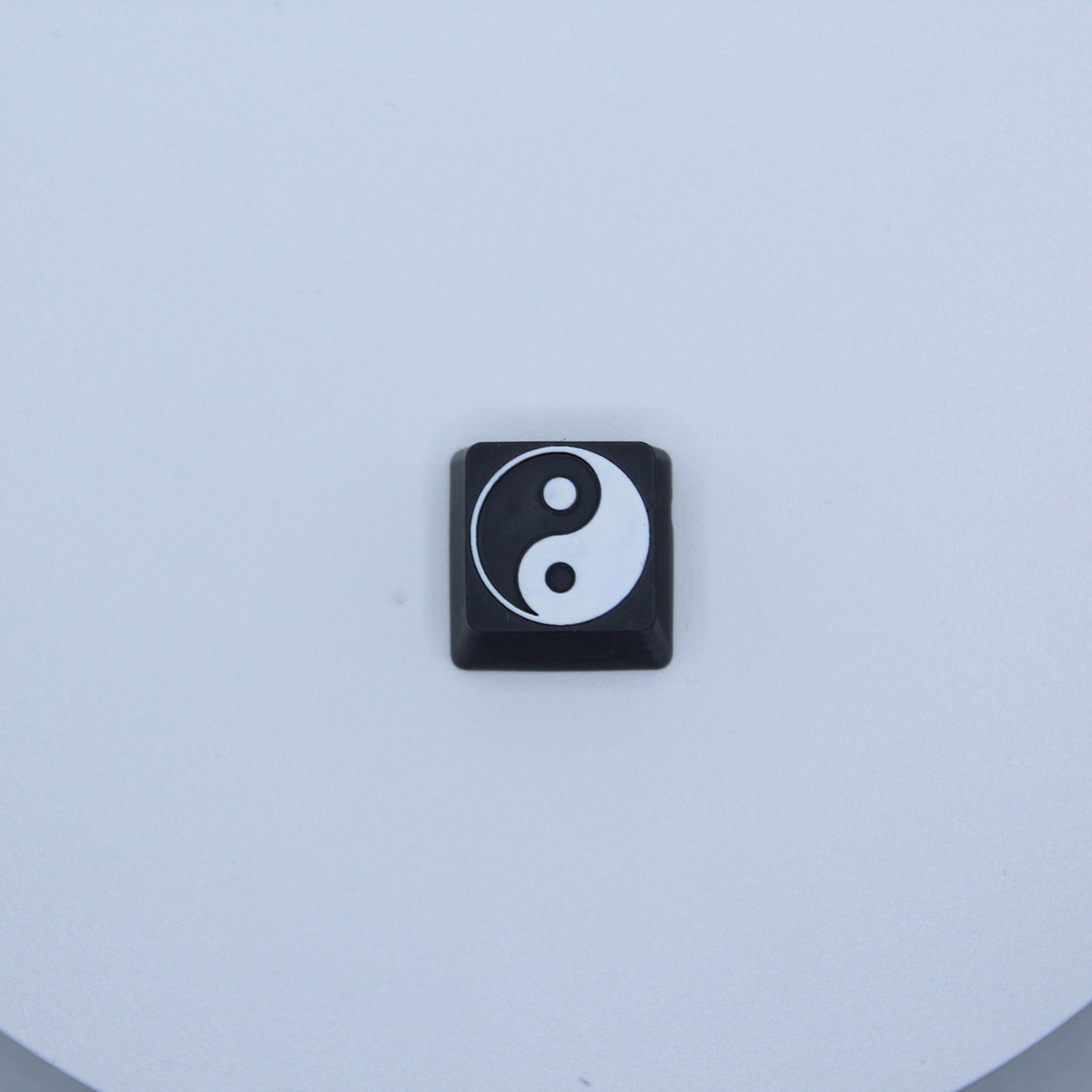 Custom Artisan Keycap Yin Yang Balance - Etsy