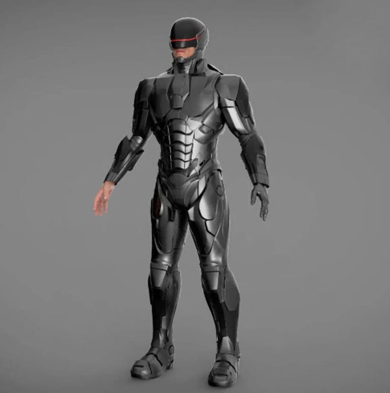 STL File Download 3D Printer Cosplay Robocop Full Armor and Weapons - Etsy