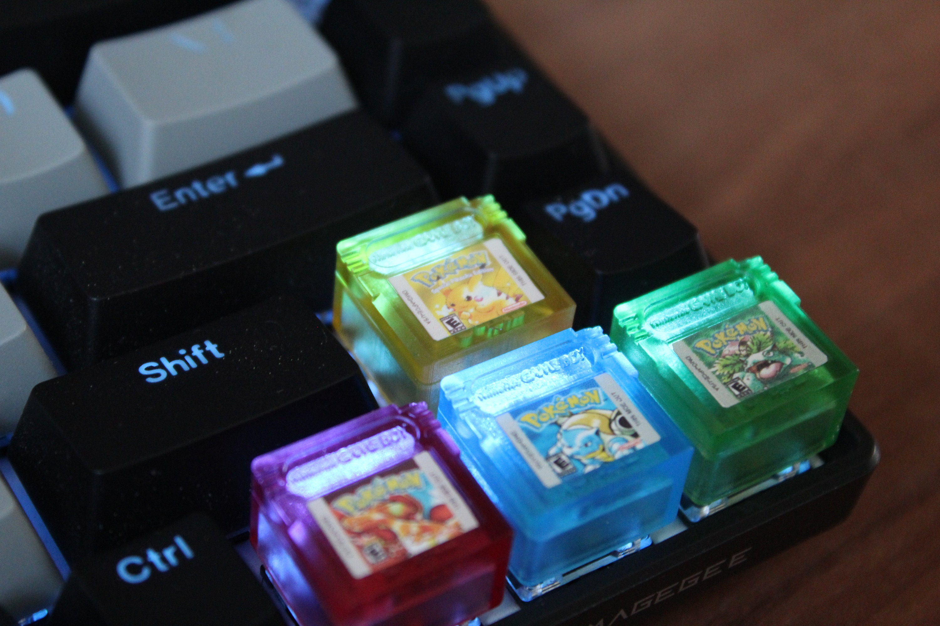 Custom Artisan Keycap RGB Pokemon Games - Etsy