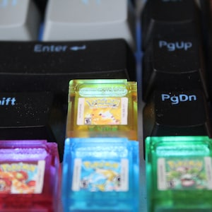Custom Artisan Keycap RGB Pokemon Games - Etsy