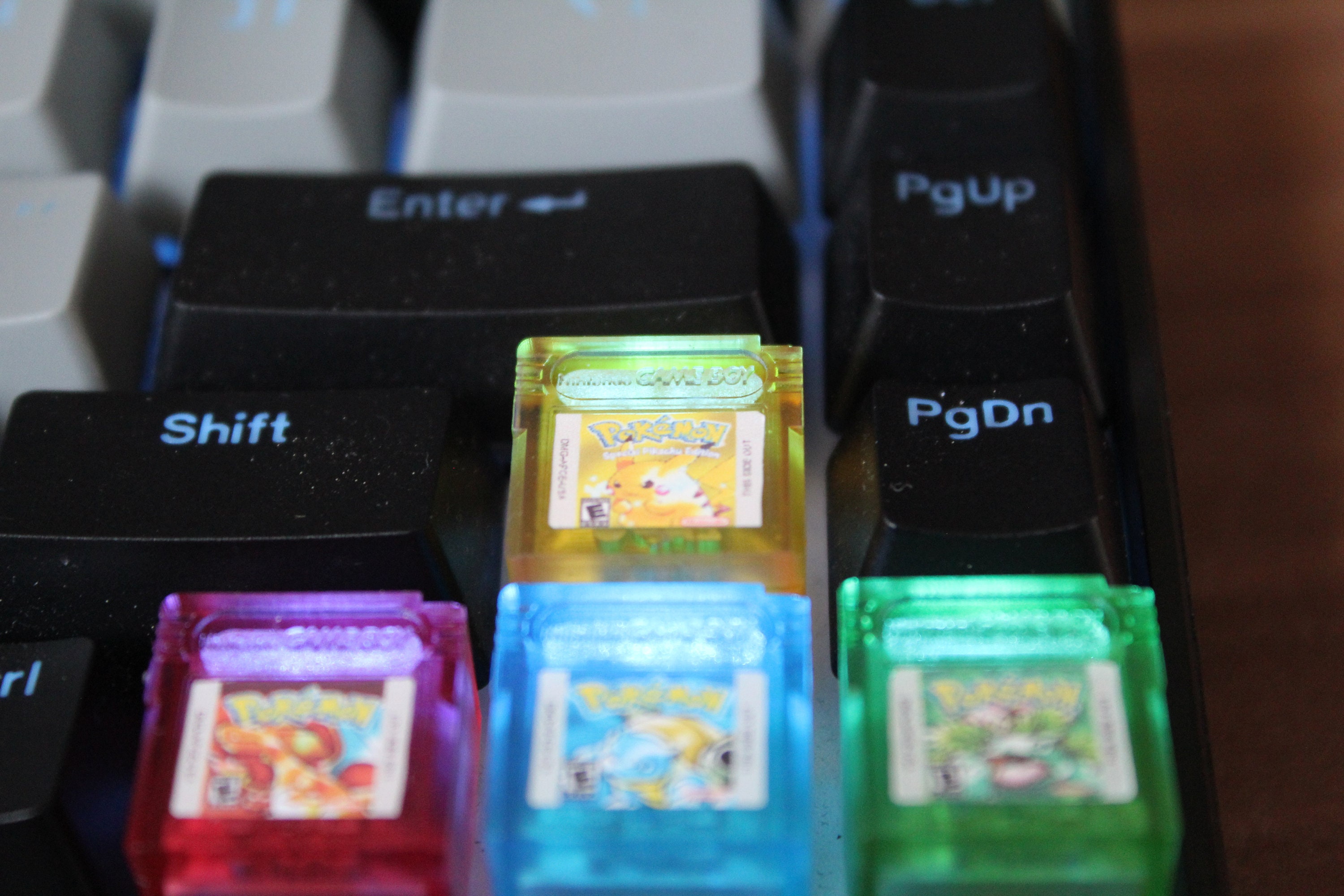 Custom Artisan Keycap RGB Pokemon Games - Etsy