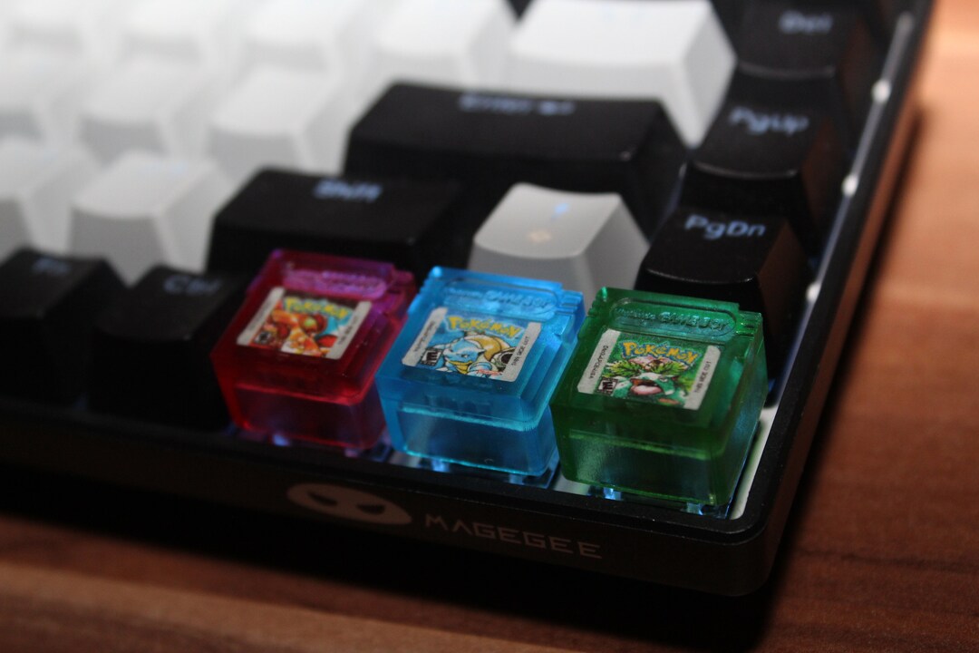 Custom Artisan Keycap RGB Pokemon Games - Etsy