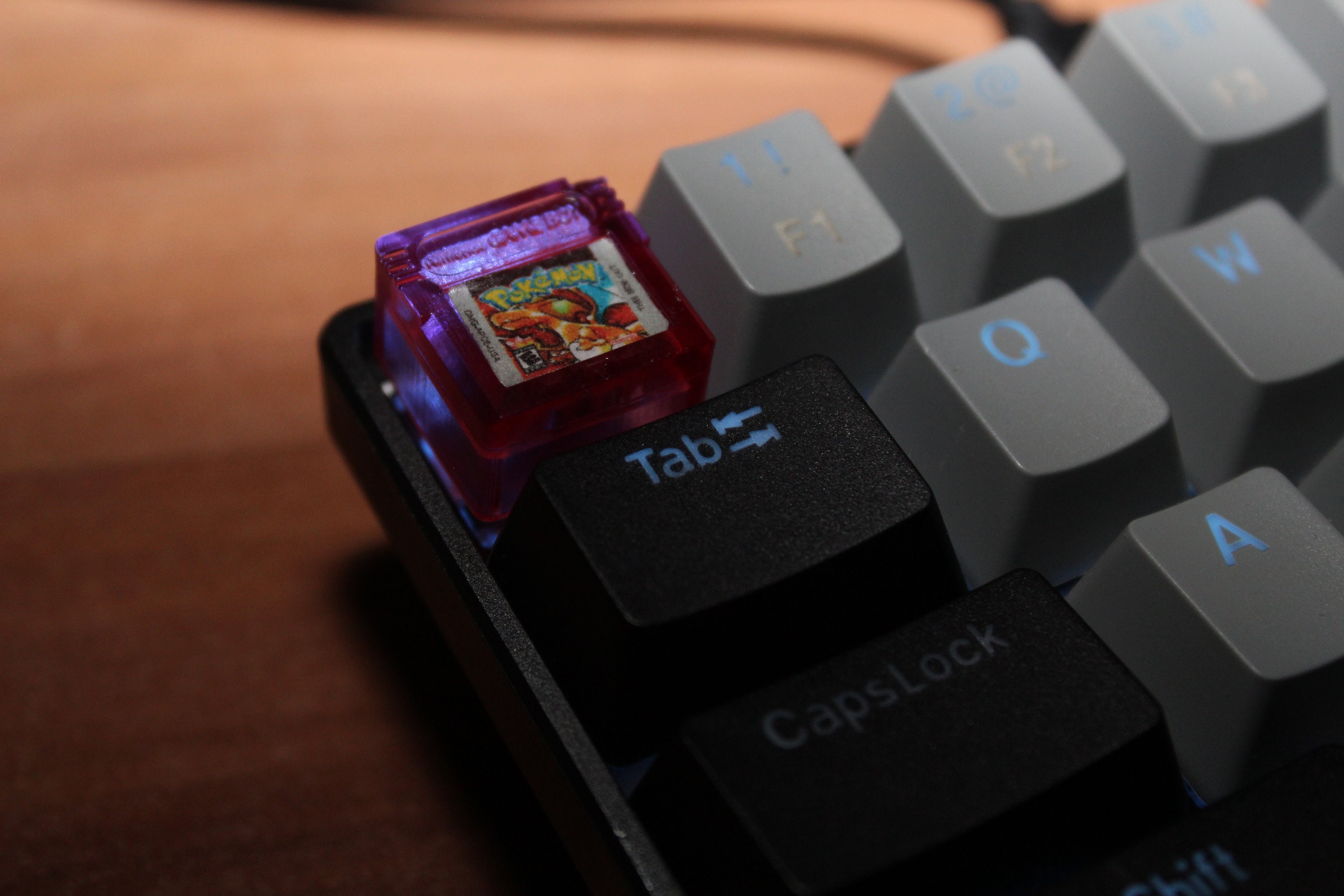 Custom artisan keycap RGB Pokemon games - Etsy.de