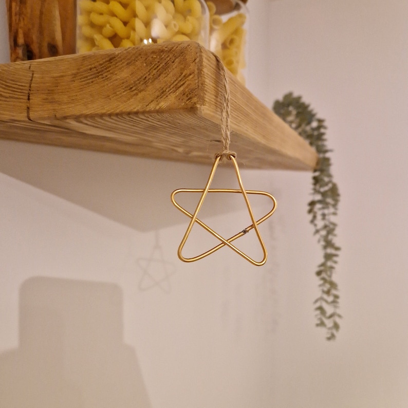 Star Tree Decoration Copper/gold/silver Christmas Tree - Etsy