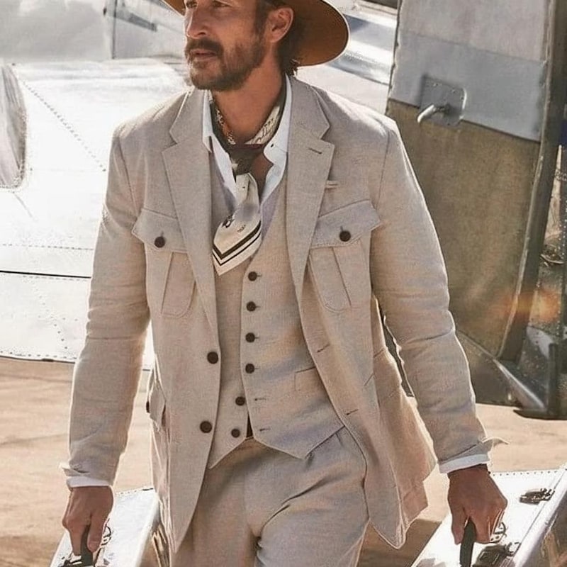 White Suit Safari - Etsy