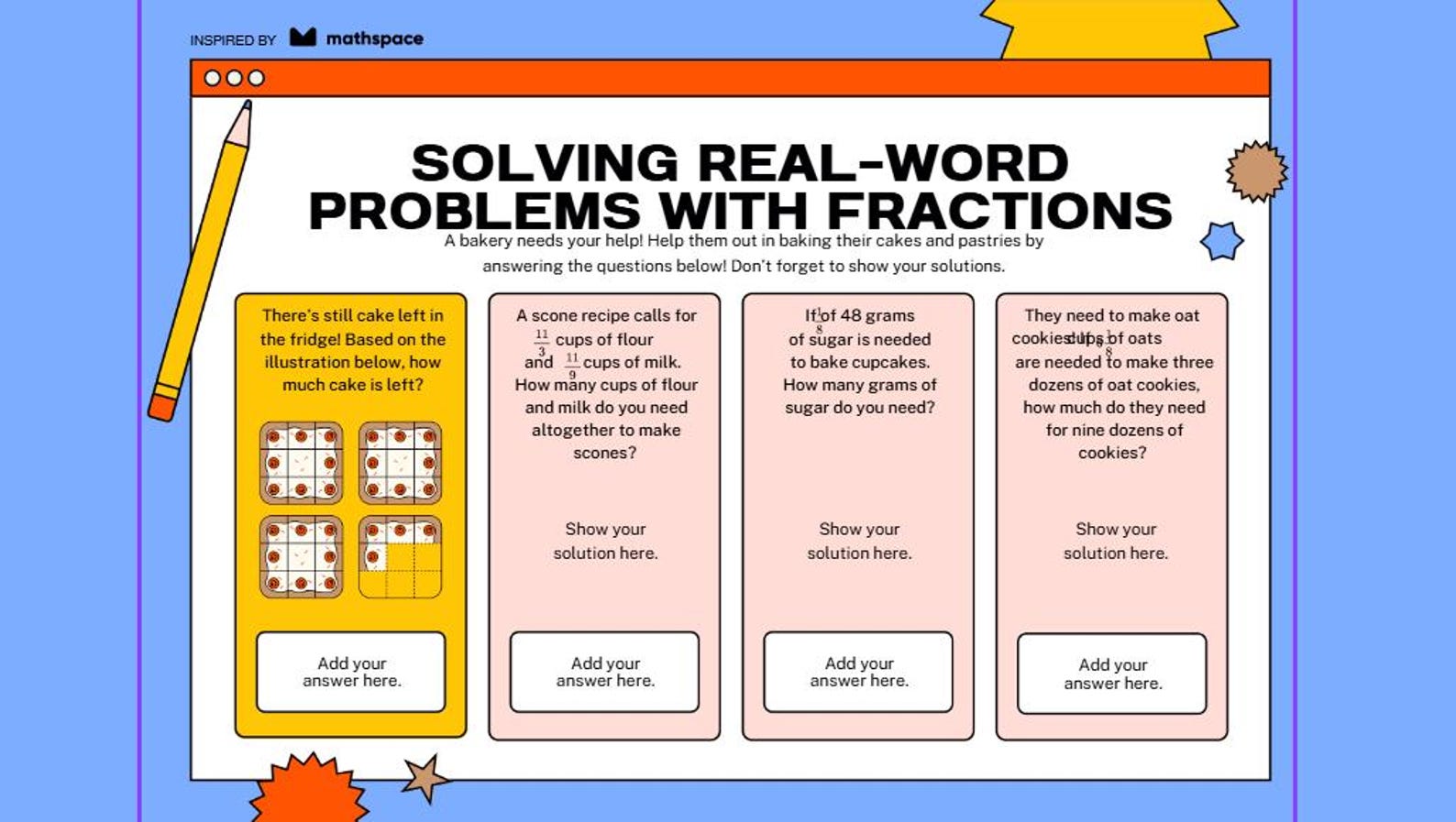 Fully Editable Fractions, Decimals Math Bundle | Worksheets ...