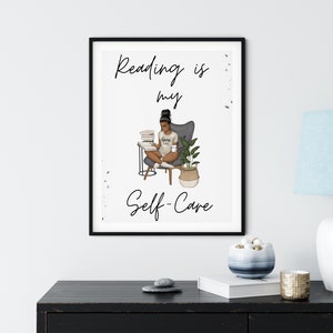 Reading is My Self-care Printable, Literary Sayings, Reading Quotes, 8 ...