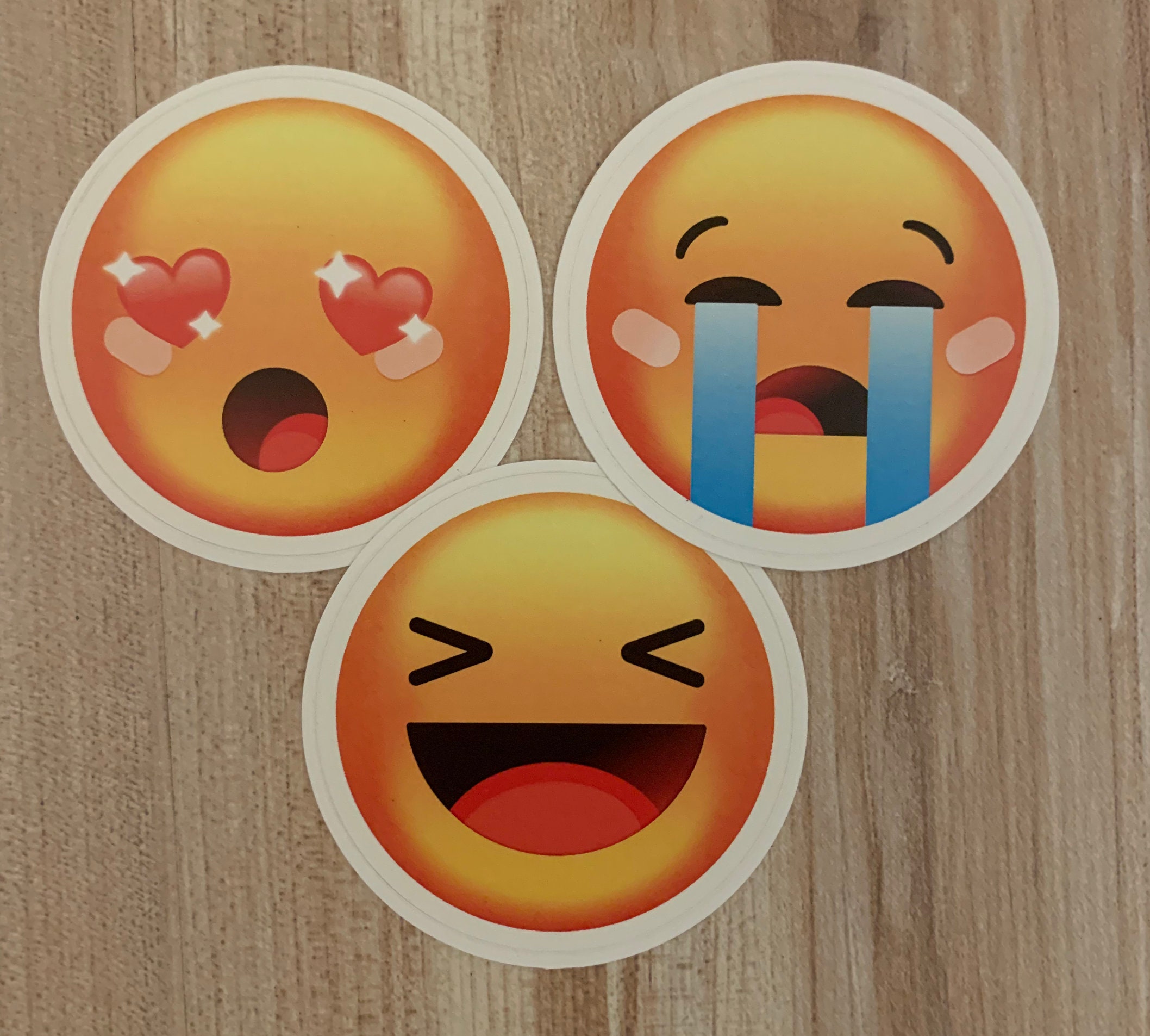 Love Heart Emoji Sticker - Etsy