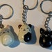 Homemade Clay Cute Cat Keychain - Etsy