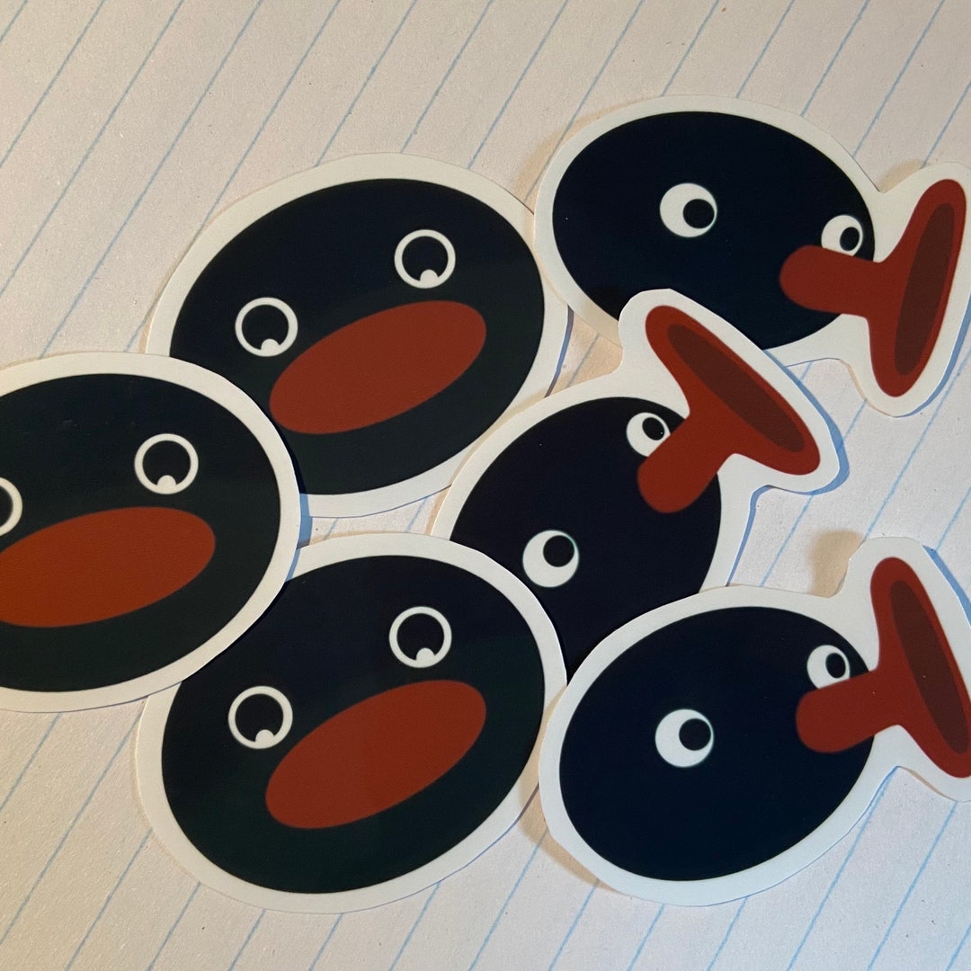 Pingu Vinyl Stickers - Etsy