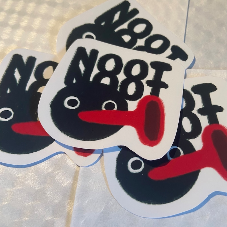 Pingu NOOT NOOT Vinyl Sticker - Etsy