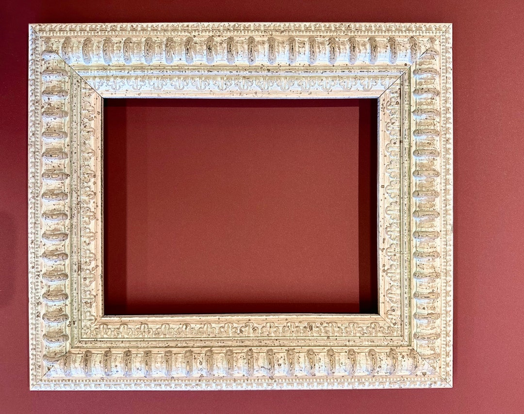 Antique Whitewash Wood Frame 8x10 Vintage Classic Ornated Picture Frame ...