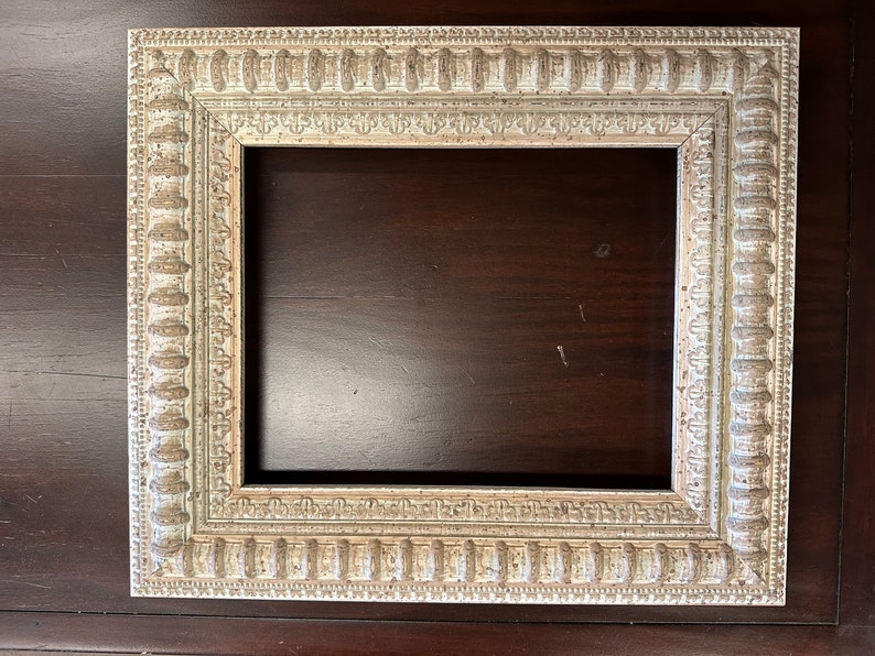 Antique Whitewash Wood Frame 8x10 Vintage Classic Ornated Picture Frame ...