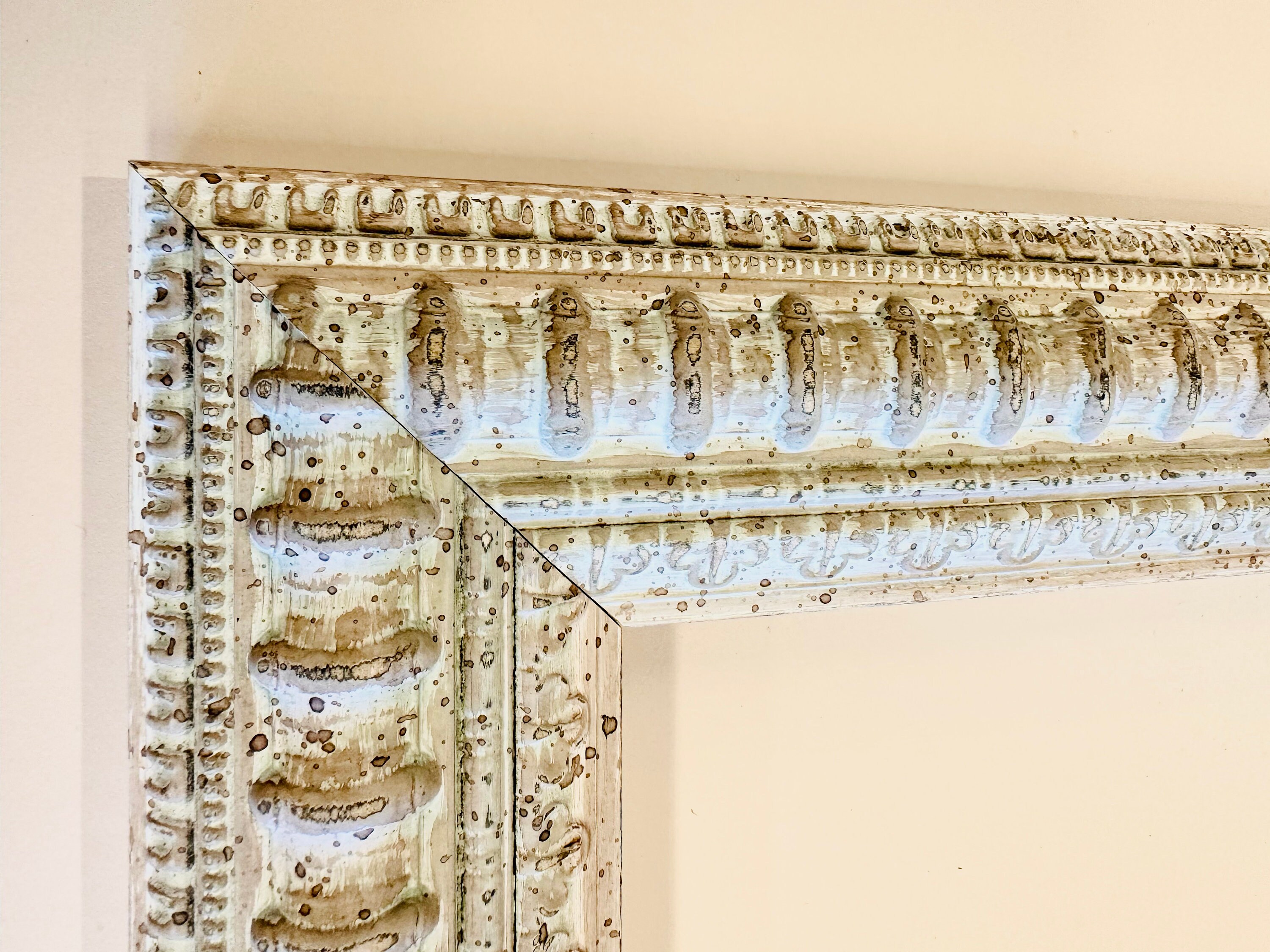 Antique Whitewash Wood Frame 8x10 Vintage Classic Ornated Picture Frame ...