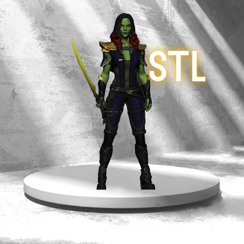 End Game Gamora Stl Files 3d Design For 3d Printers 3d Etsy