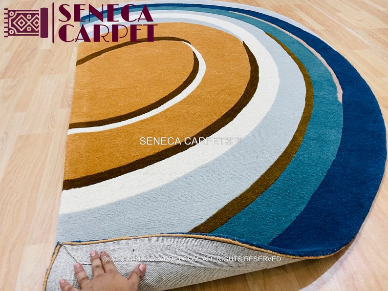 Round Rug | Premium Quality Irregular Shaped Rug for Home Décor, Size ...