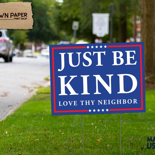 Be Kind Sign - Etsy